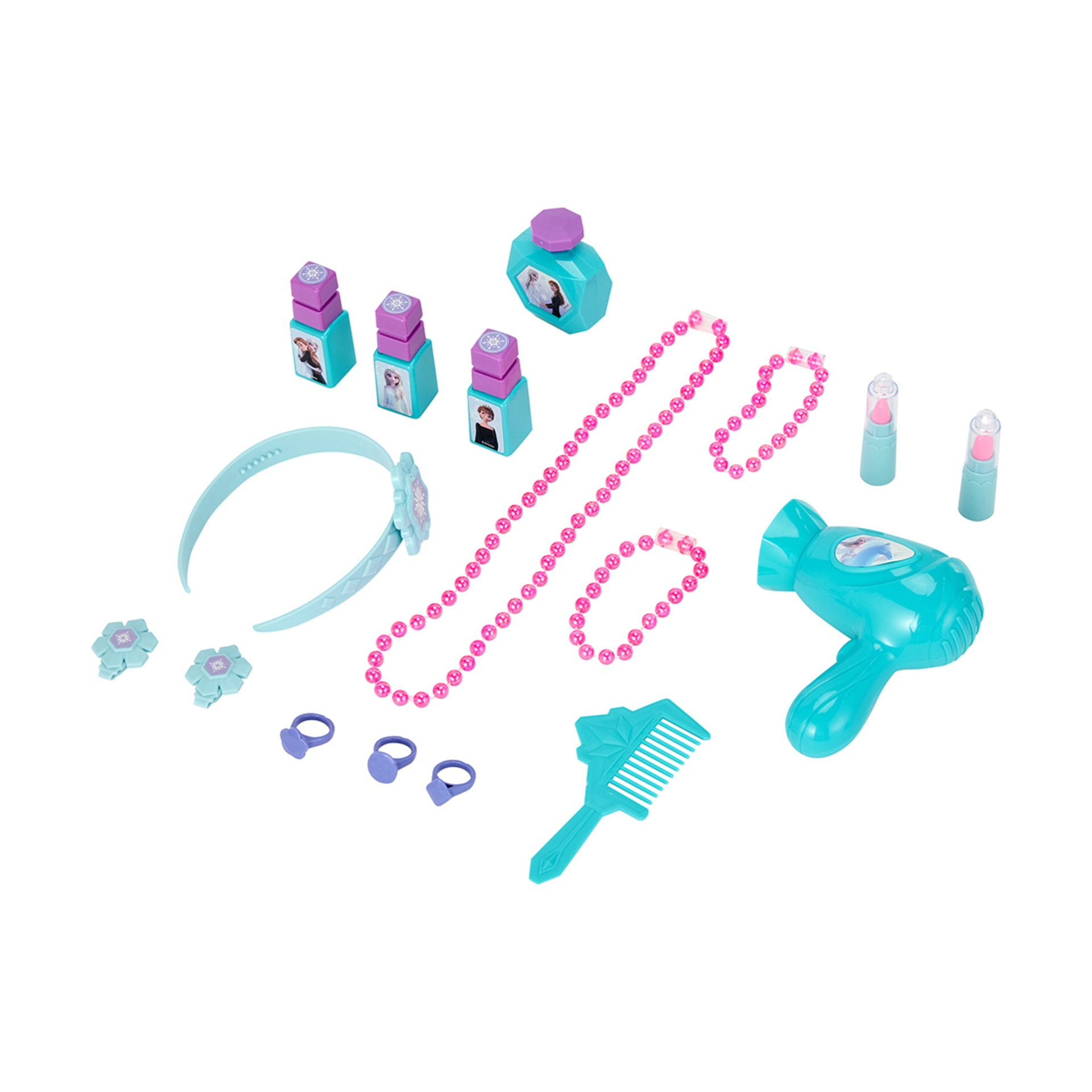 18 Piece Disney Frozen Light Up Vanity Table - Kmart