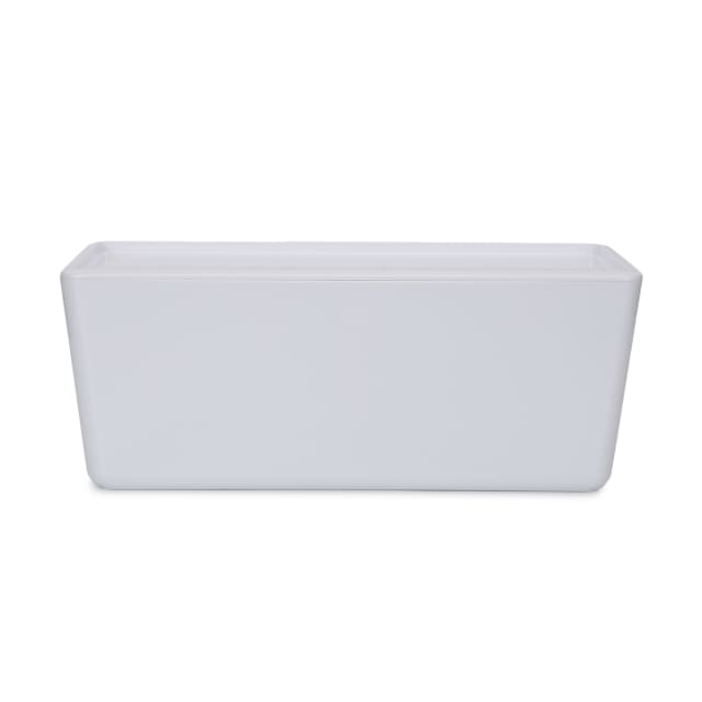 5L Smooth and Shiny Plastic Tub - White - Kmart