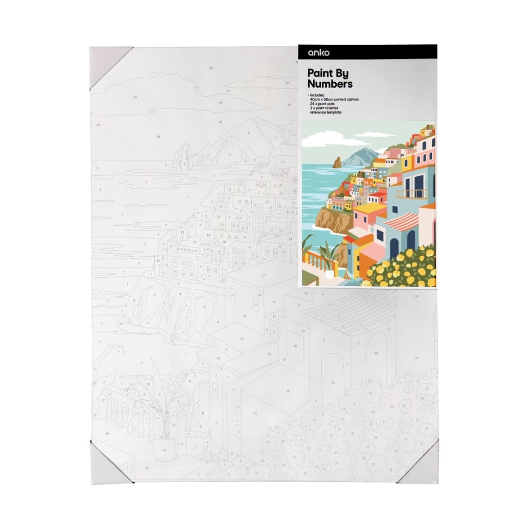 Paint By Numbers - Positano - Kmart