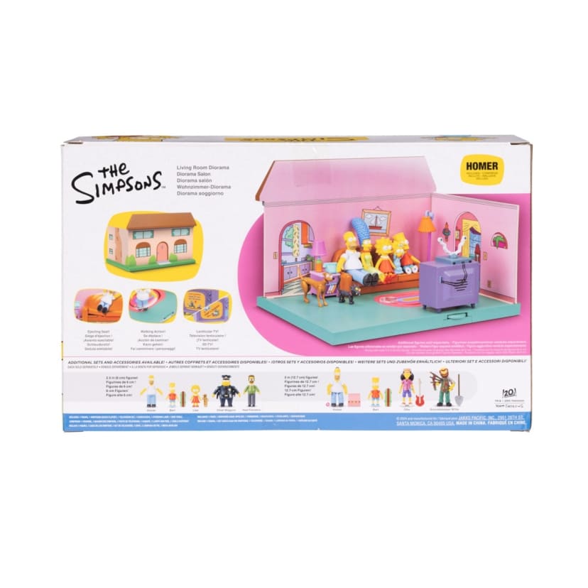 The Simpsons Living Room Dioroma Playset - Kmart