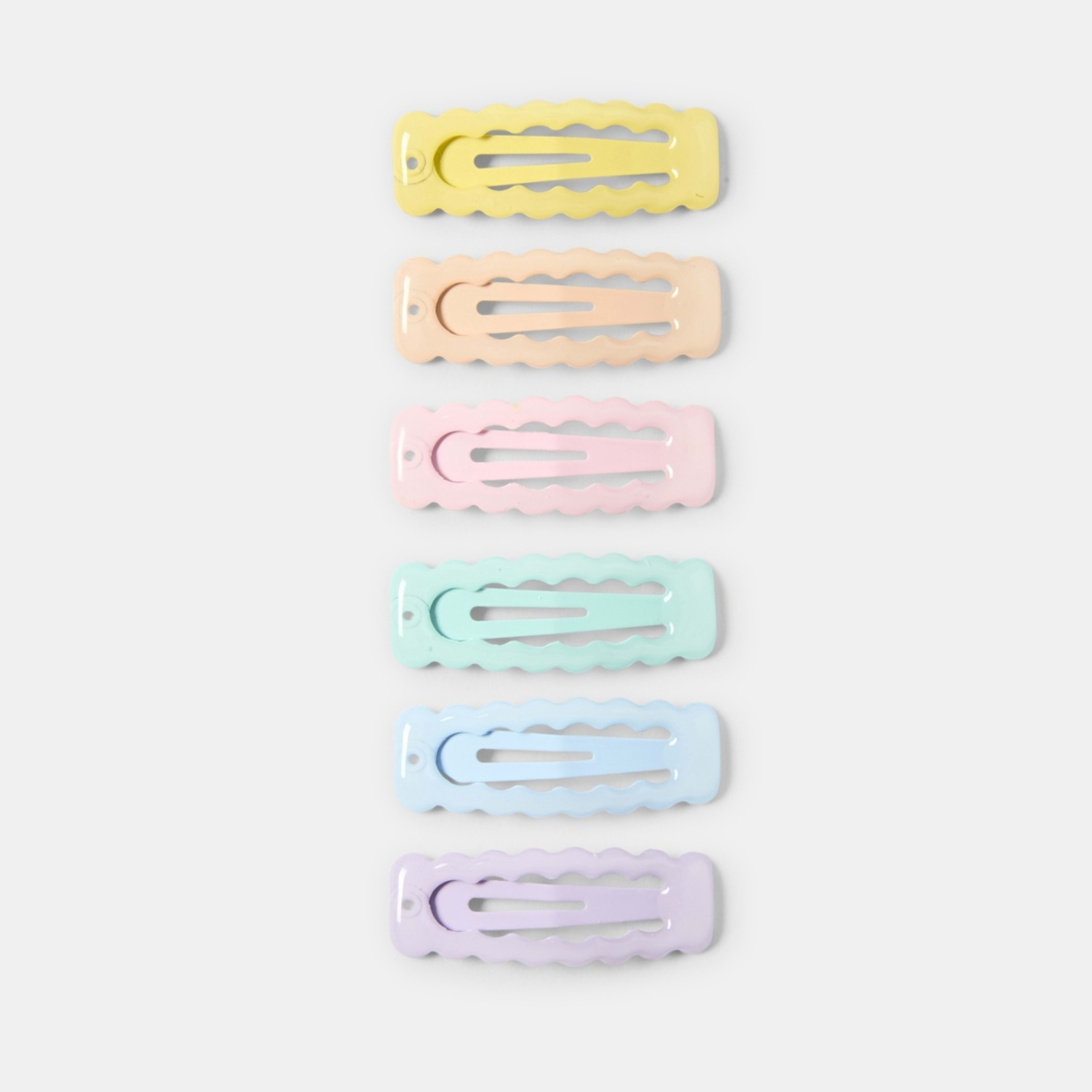 6 Pack Pastel Hair Clips - Kmart NZ