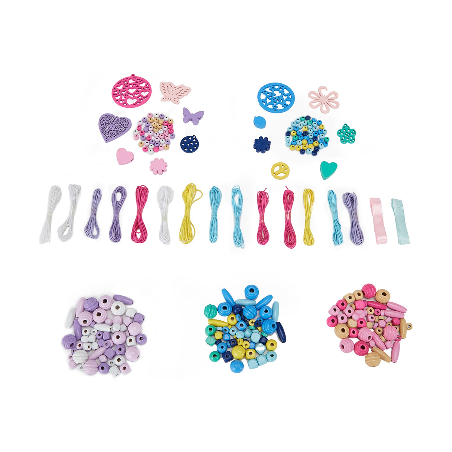 Mega Wooden Bead Set - Kmart