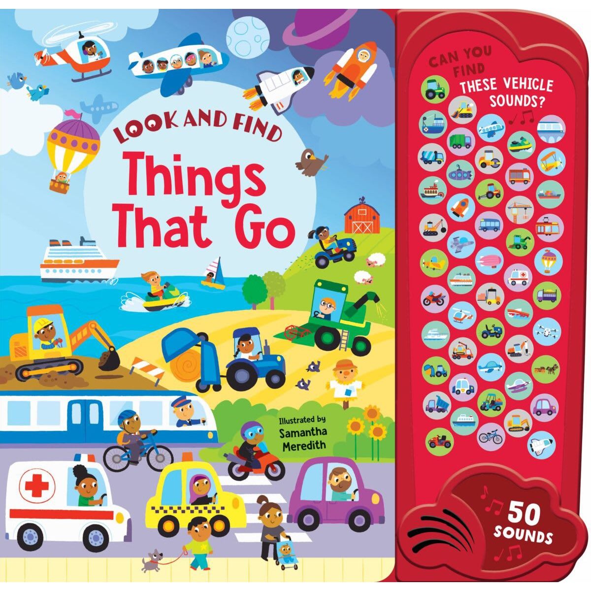 Look and Find: Things That Go by Samantha Meredith - Sound Book - Kmart