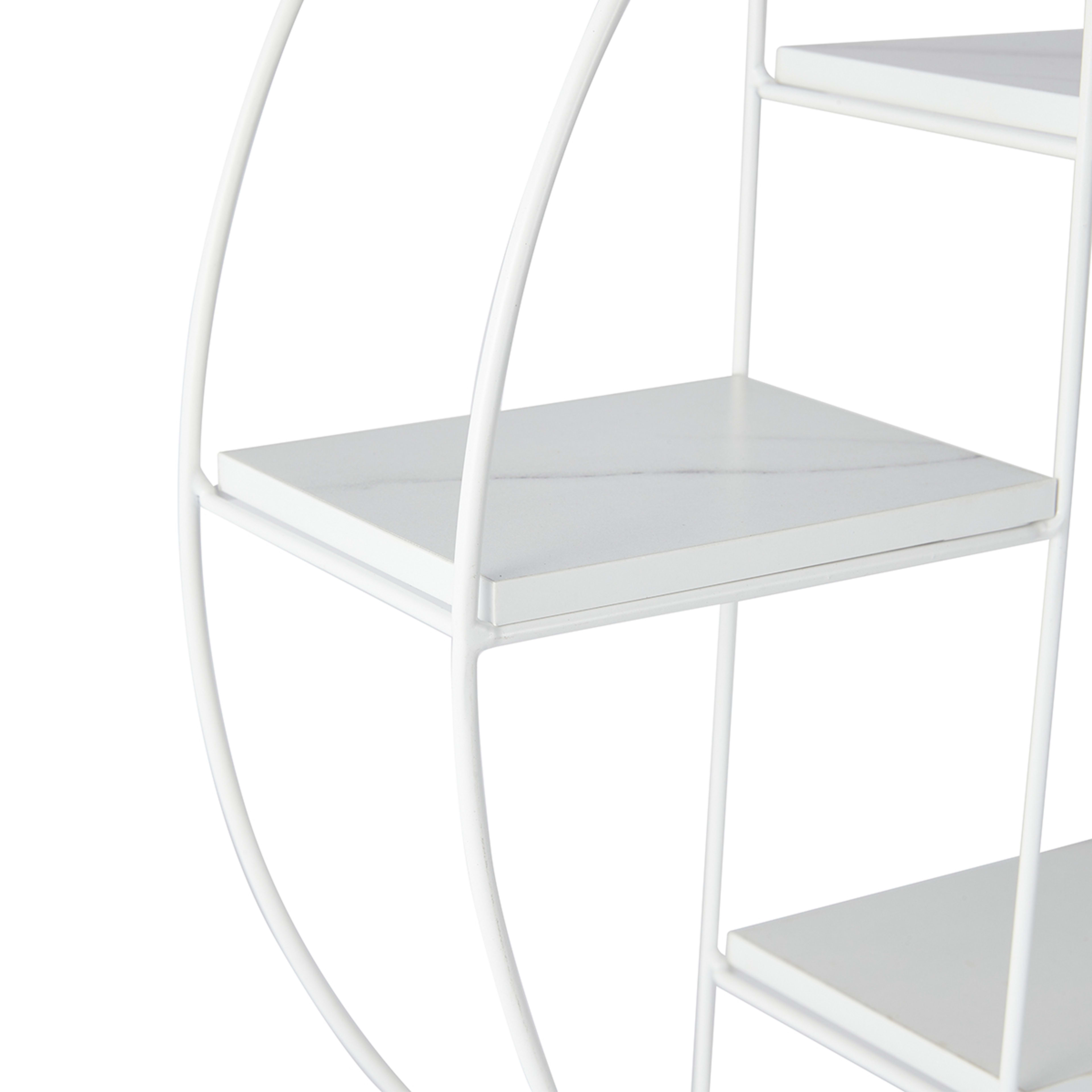 Marble Look Round Shadow Box - Kmart