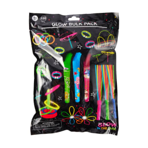 120 Piece Glow Bulk Pack - Kmart
