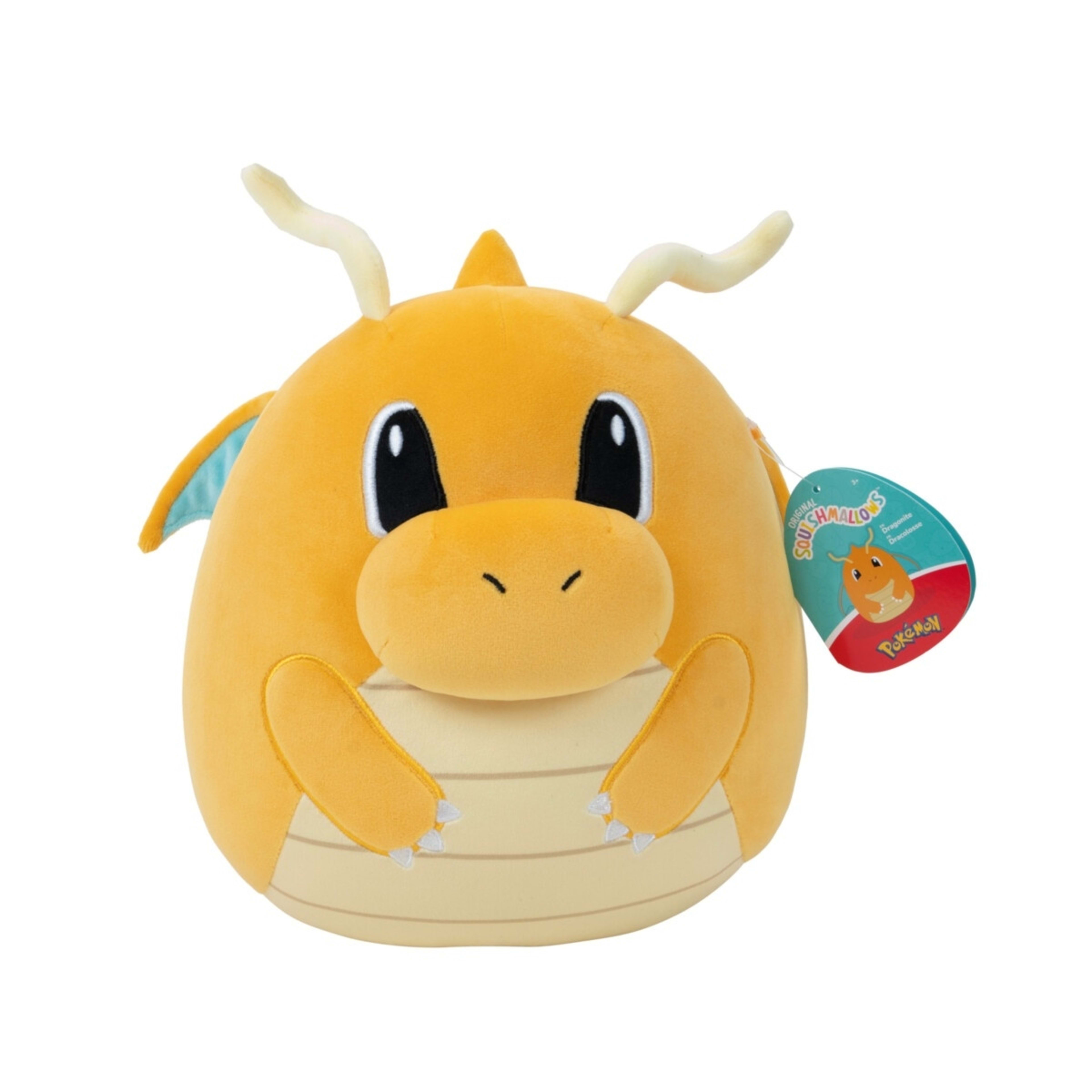 25cm Original Squishmallows Pokemon Dragonite Plush Toy - Kmart