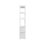Panelled 5 Tier Shelf Unit - Kmart