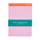 3 Pack Pocket Notebook Set - Brights - Kmart NZ