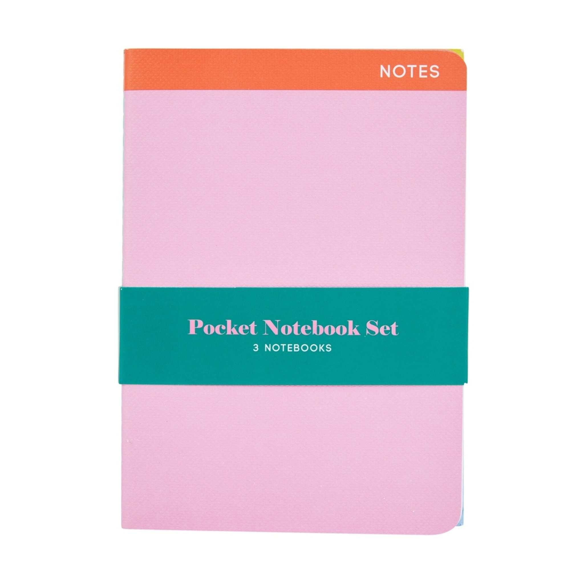 3 Pack Pocket Notebook Set - Brights - Kmart NZ