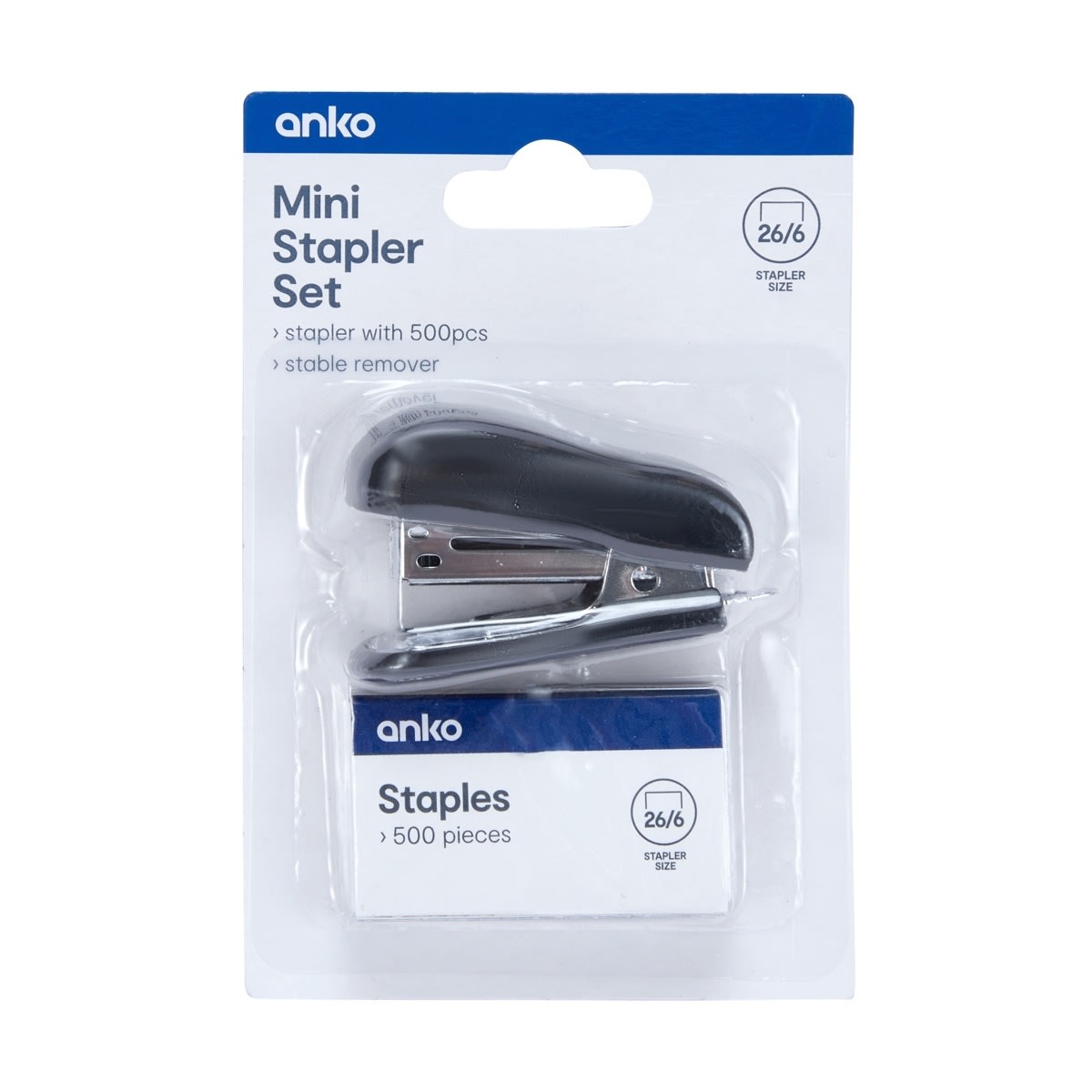Mini Stapler Set - Black - Kmart