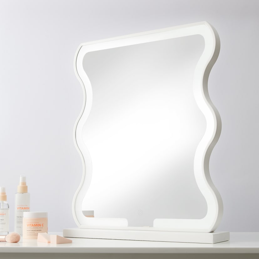 Wavy LED Mirror - Kmart NZ
