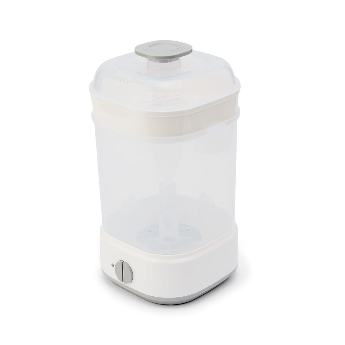 Electric Steam Bottle Steriliser - White and Grey - Kmart