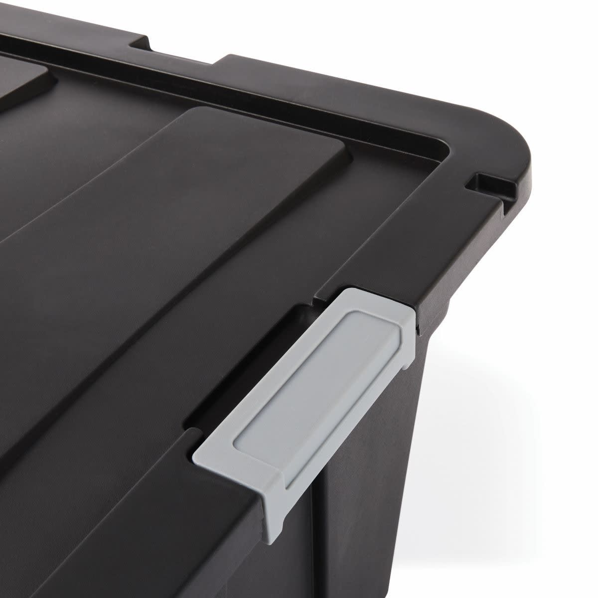 100L Heavy Duty Storage Container - Black - Kmart