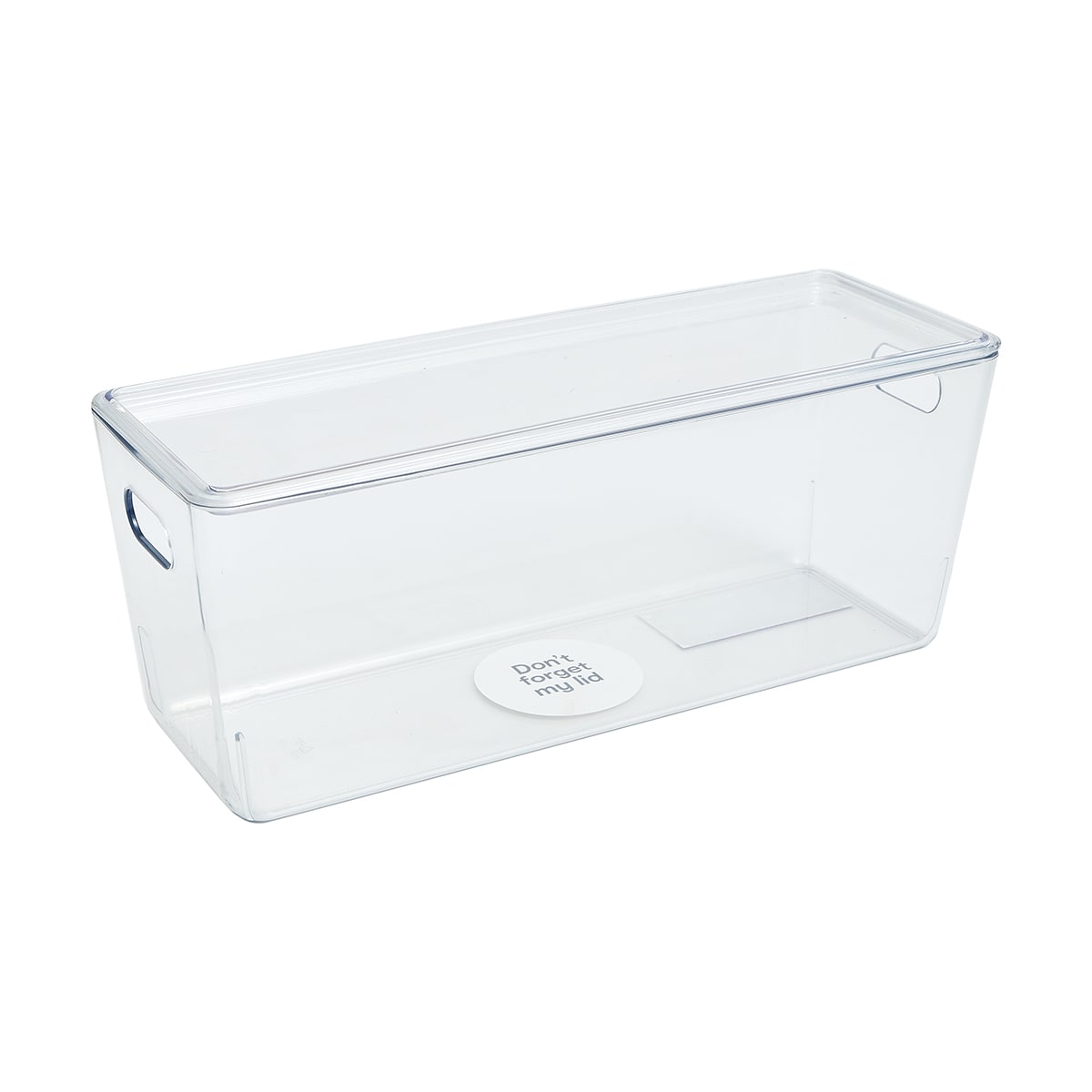 5L Smooth and Shiny Plastic Tub - Clear - Kmart NZ