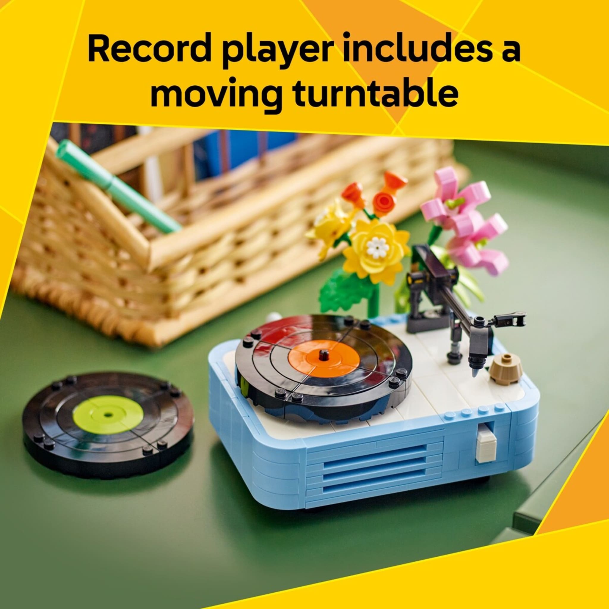LEGO Creator Record Player with Flowers 31172 - Kmart