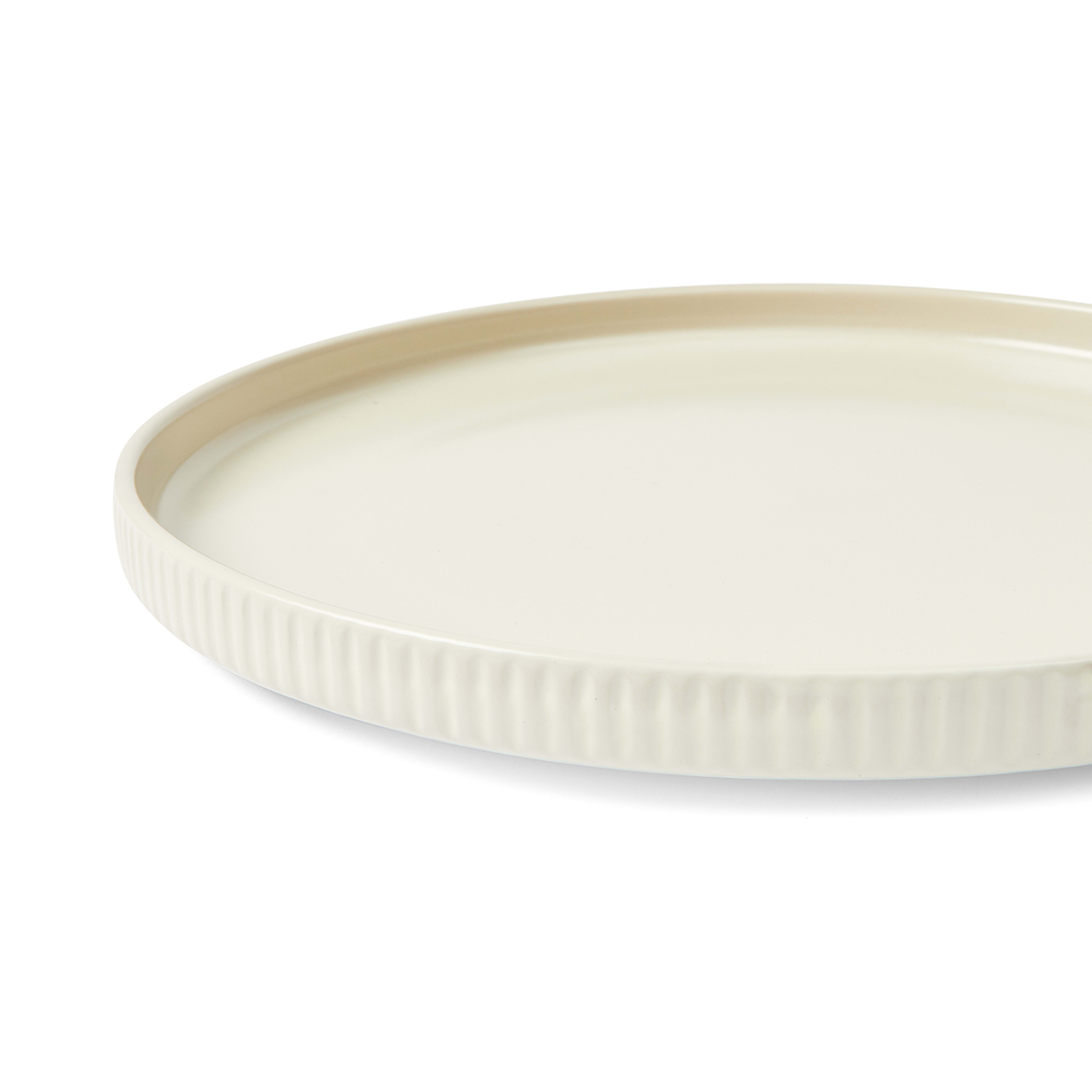 Taupe Linear 12 Piece Dinner Set - Kmart