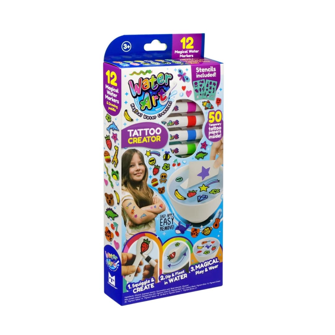 Water Art Magical Water Creations Tattoo Creator - Kmart