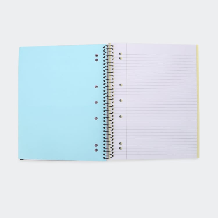 250 Page A4 5 Subject Notebook - Black - Kmart