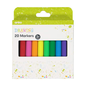 20 Pack Markers - Kmart