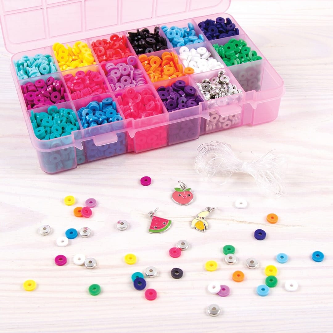 3356 Piece Make It Real Heishi Beads Case - Kmart
