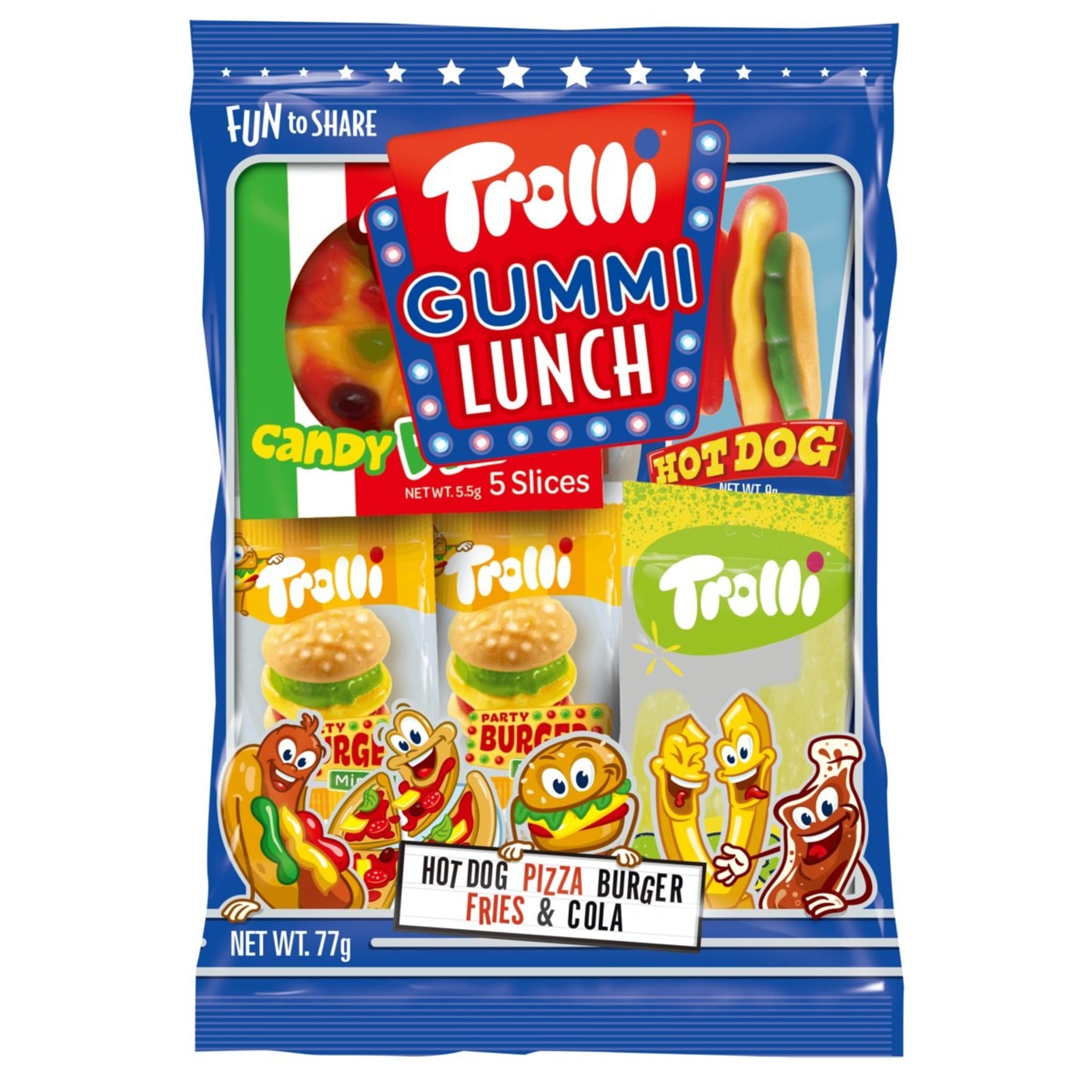 Trolli Gummi Lunch 77g - Kmart