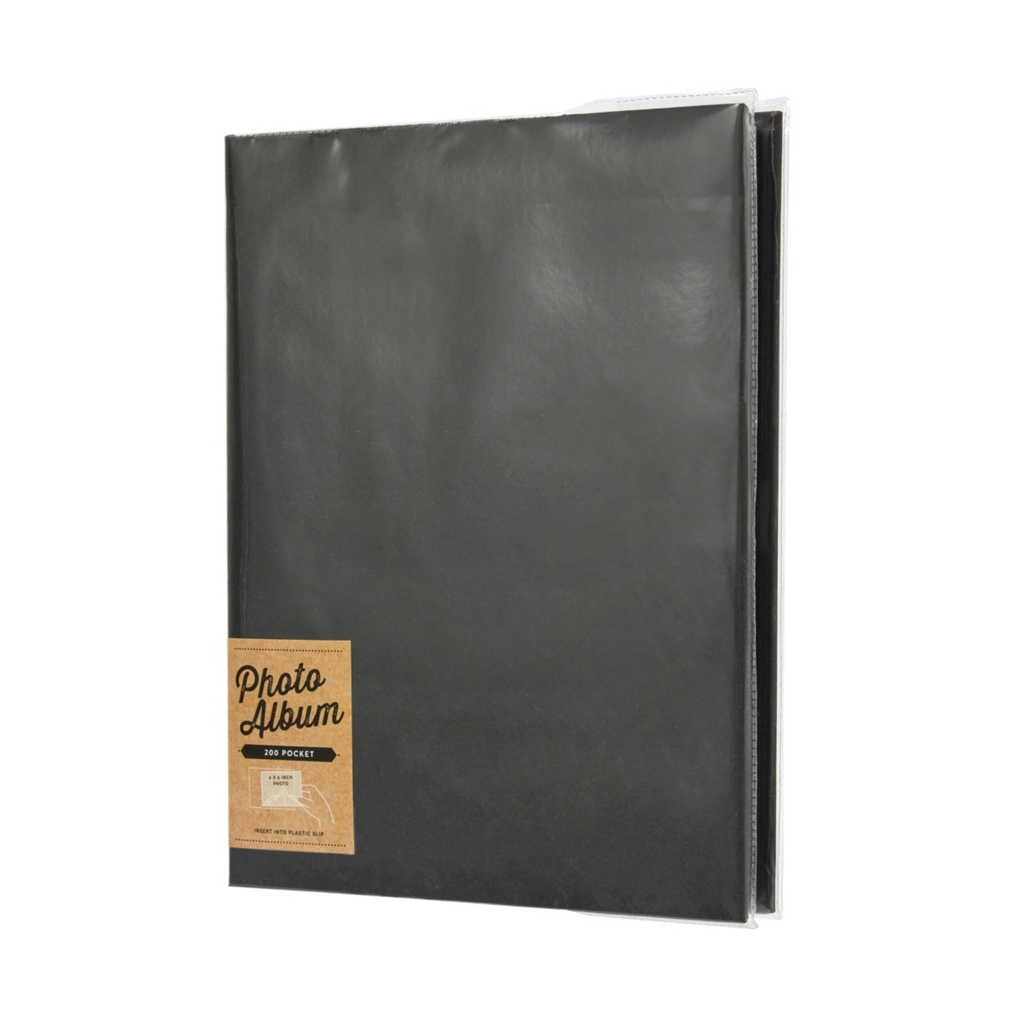 Photo Album - Kraft Black - Kmart