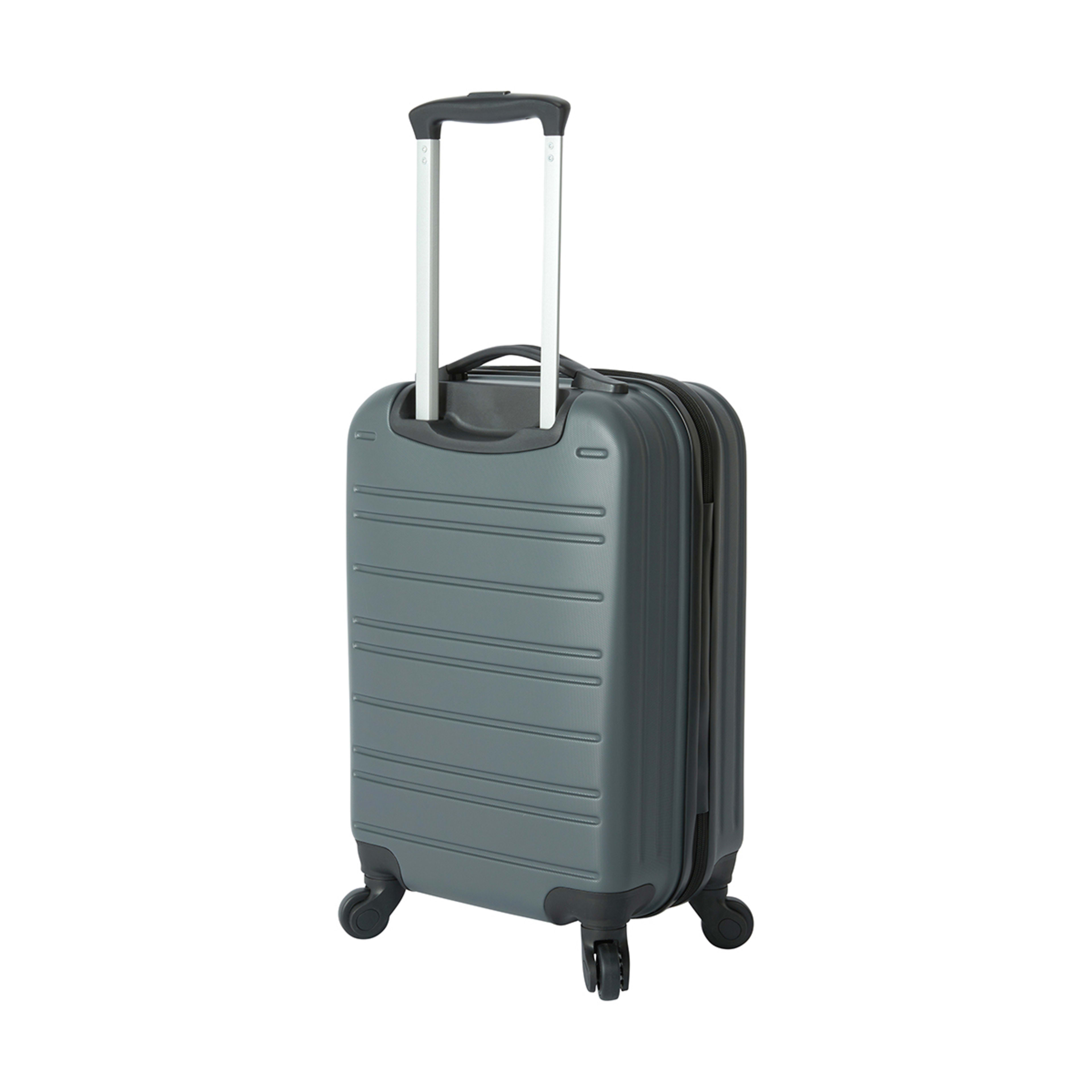 47cm 4 Wheels Carry On Hard Case - Charcoal - Kmart