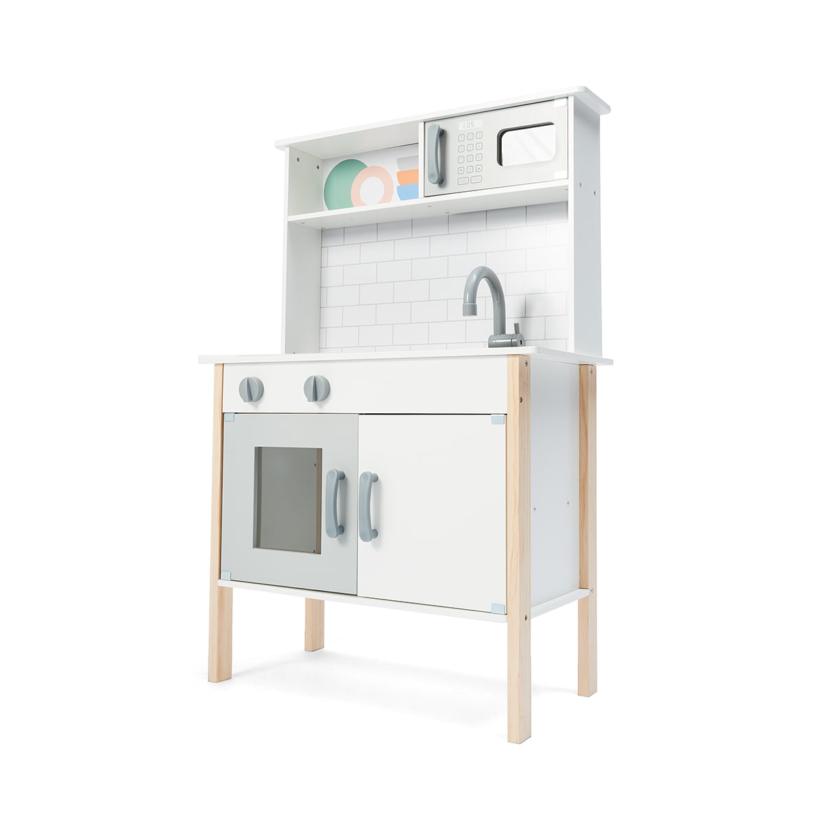 Wooden Kitchen with Light and Sound Stove - Kmart
