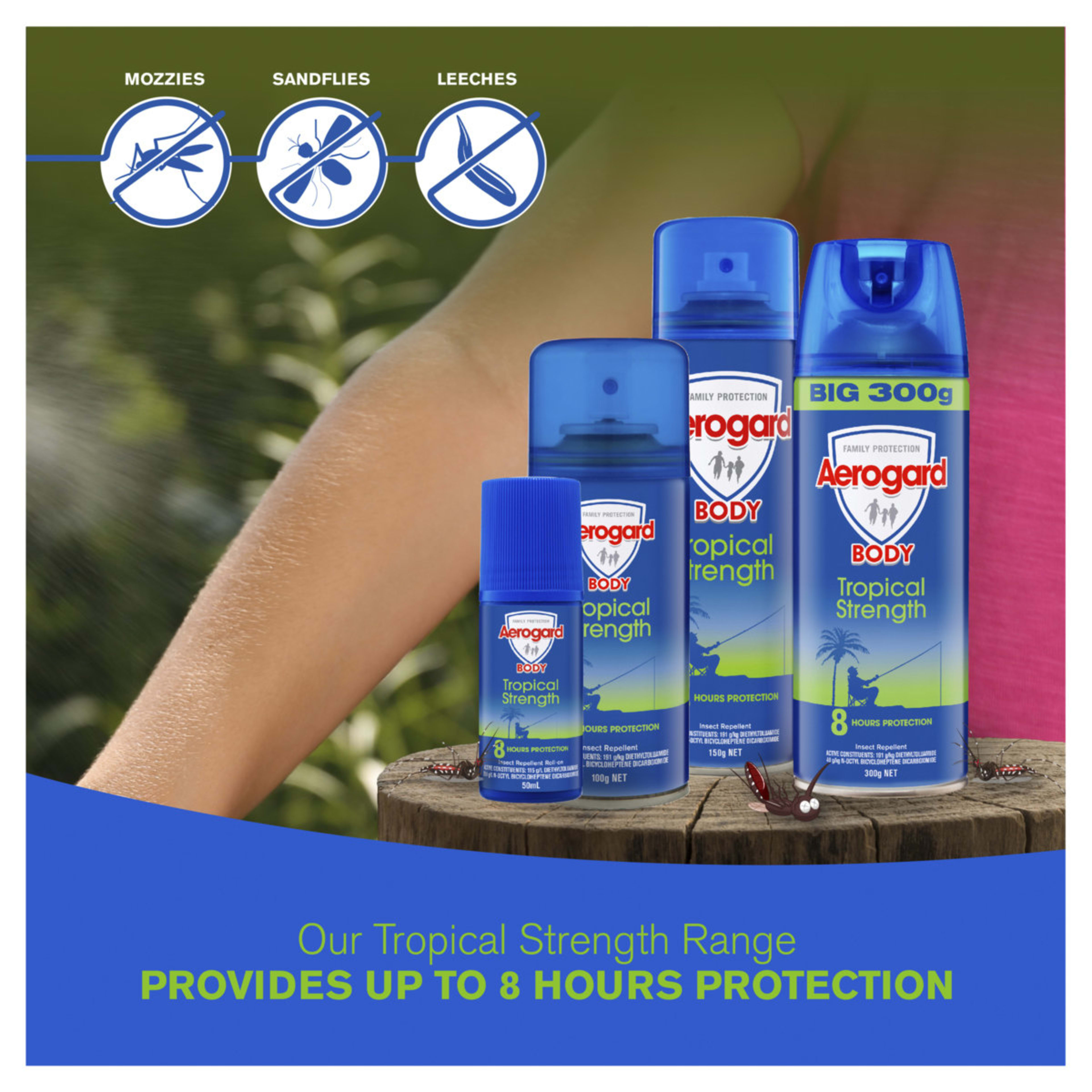 Aerogard Tropical Strength Spray - Kmart