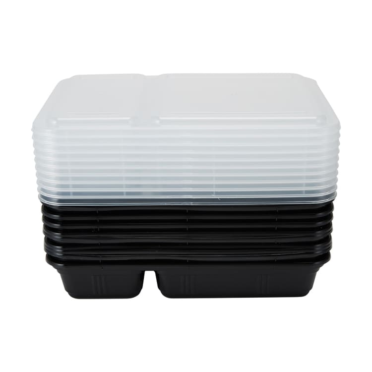 10 Piece 2 Compartment Meal Prep Containers - Kmart
