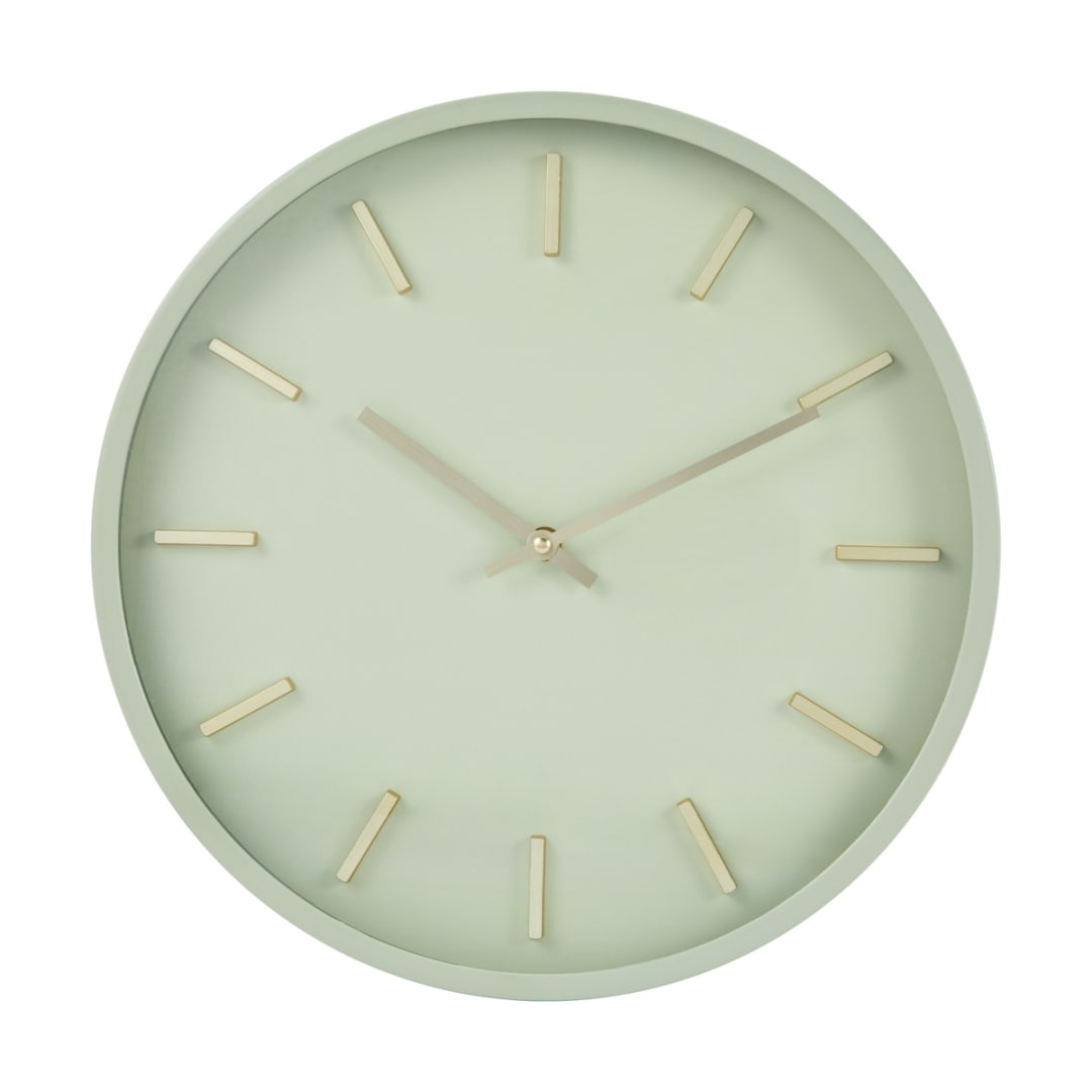 Sage and Gold Look Clock - Kmart