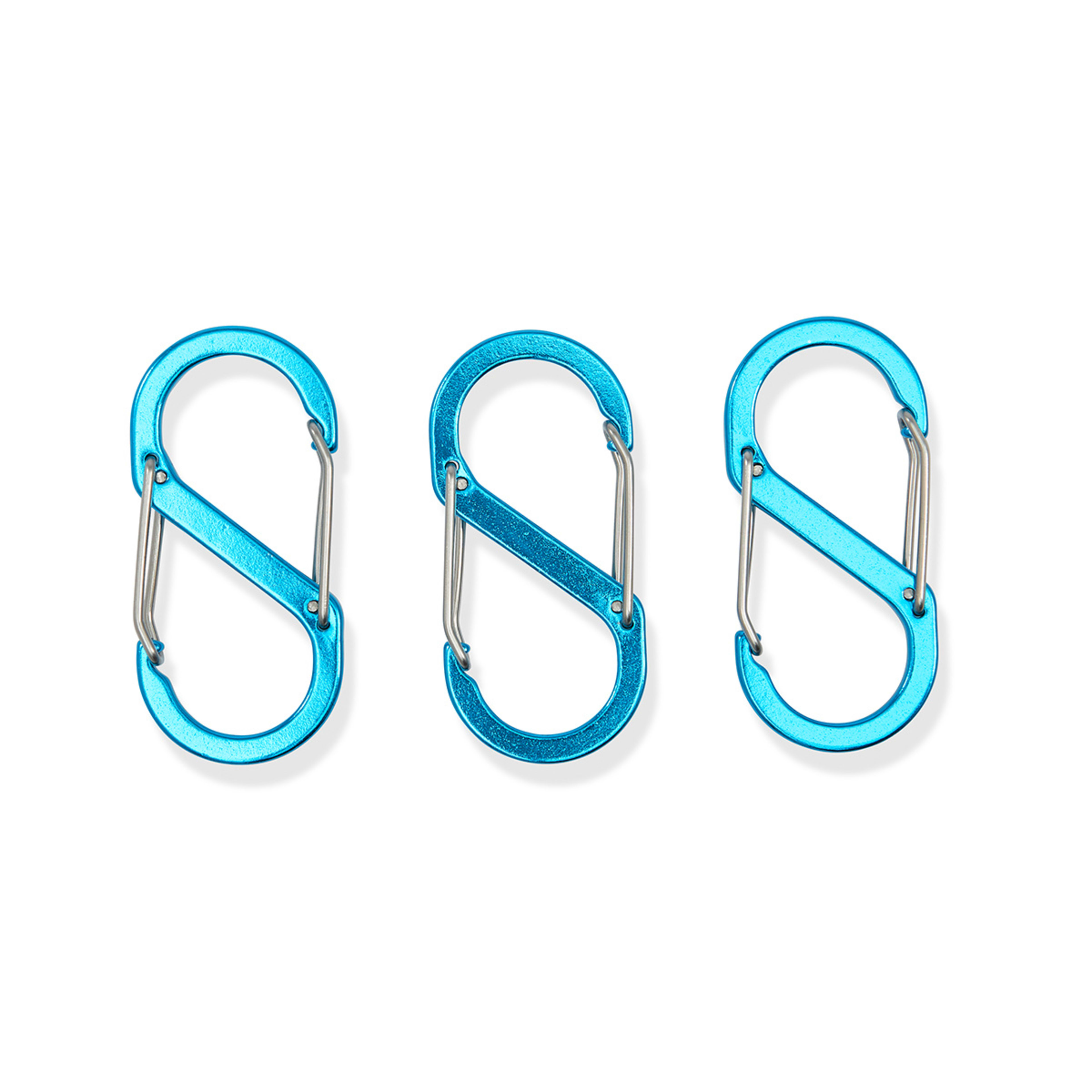 3 Pack Double Lock Hook Carabiners - Kmart NZ