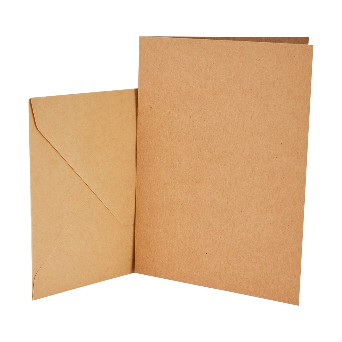50 Pack Cards with Envelopes - Kraft - Kmart