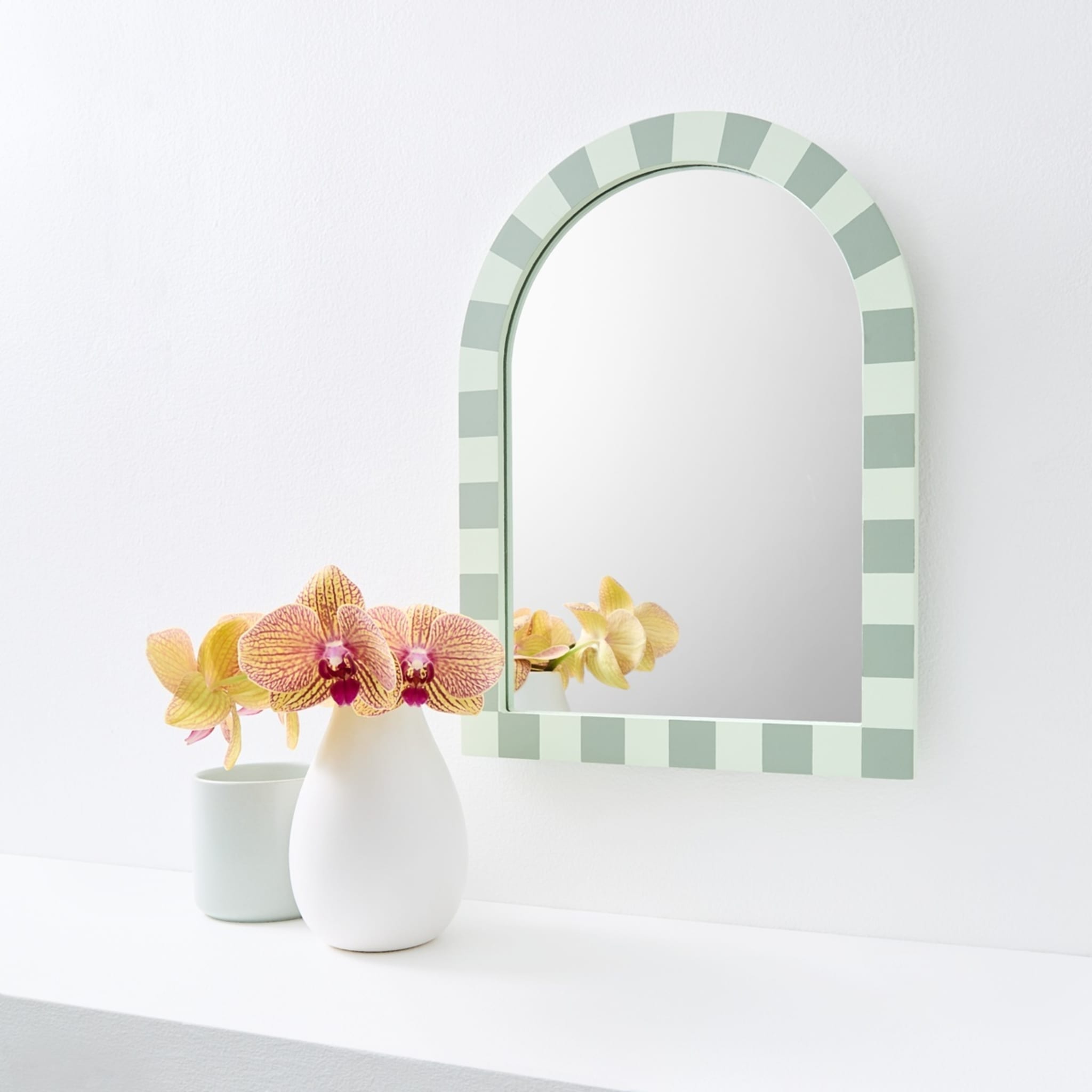 Two Tone Arch Mirror - Kmart
