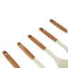 Set of 5 Silicone Utensils with Acacia Handles - Kmart