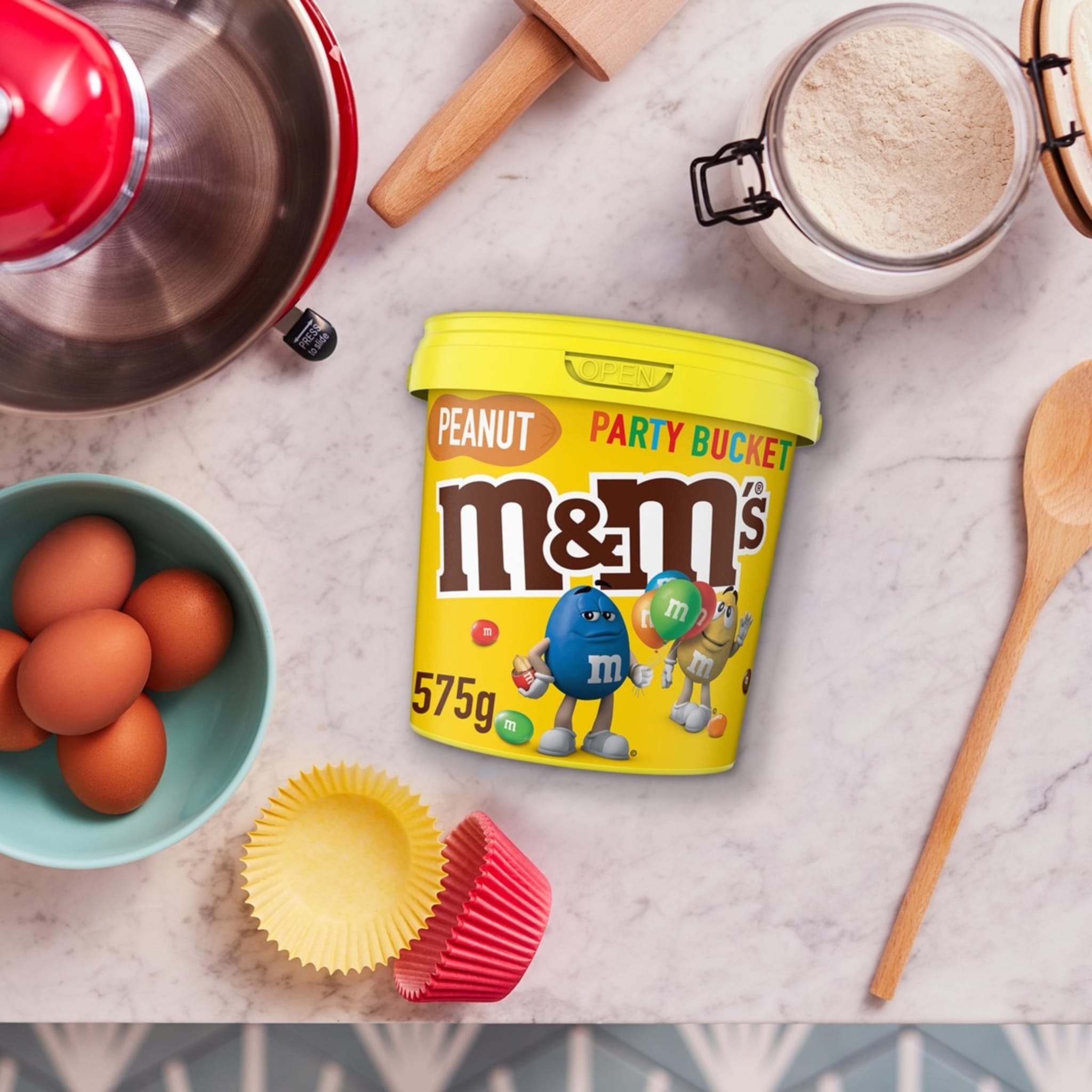 M&M's Peanut Party Bucket 575g - Kmart