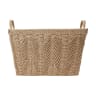 Rectangle Herringbone Paper Rope Basket - Natural - Kmart NZ