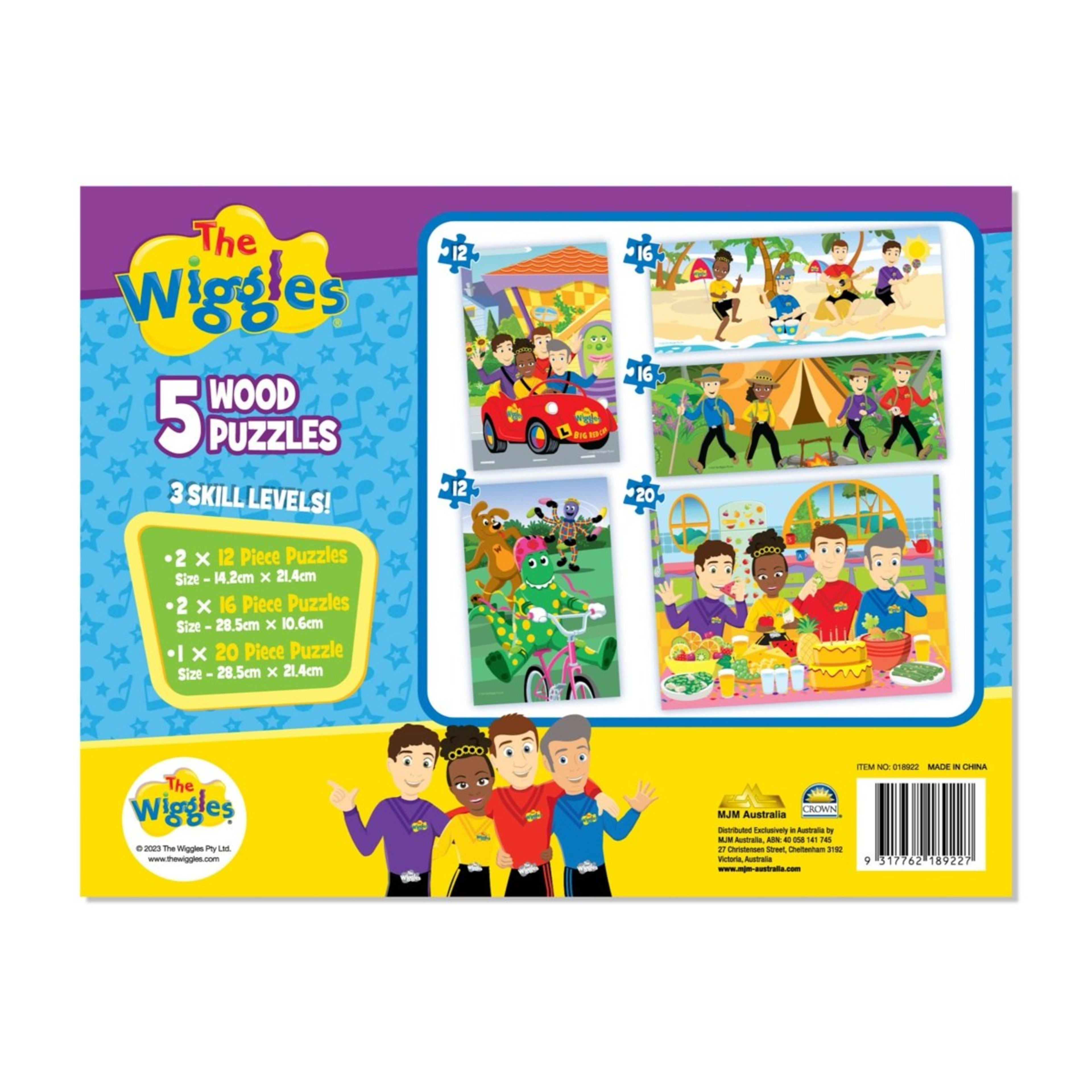 5 Pack Wood Puzzles - Assorted - Kmart