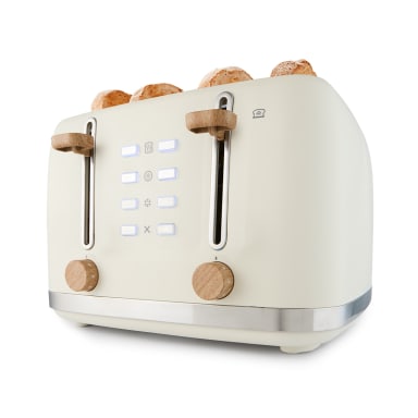 4 Slice Toaster - Off White - Kmart NZ