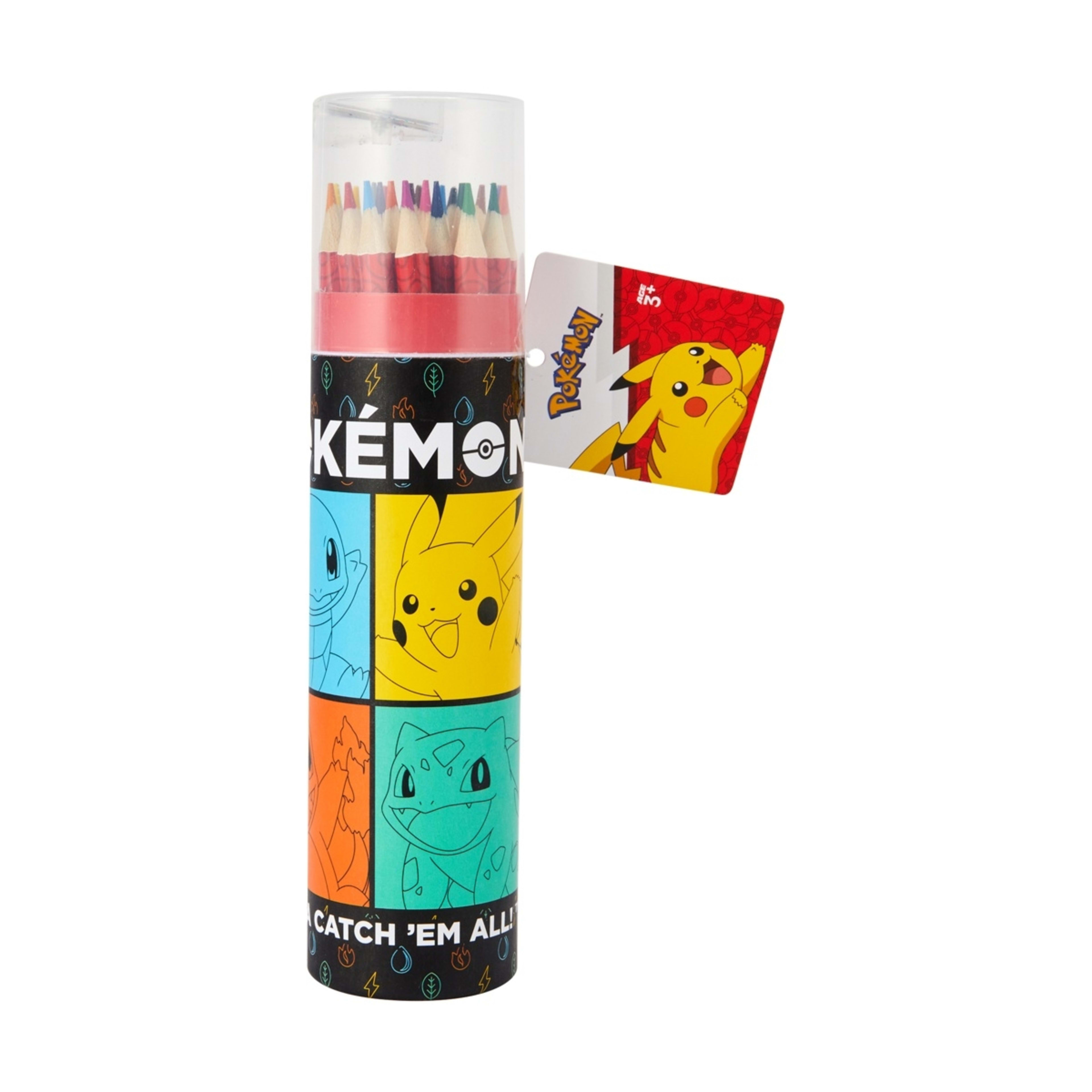 24 Pack Pokemon Pencil Cylinder - Kmart