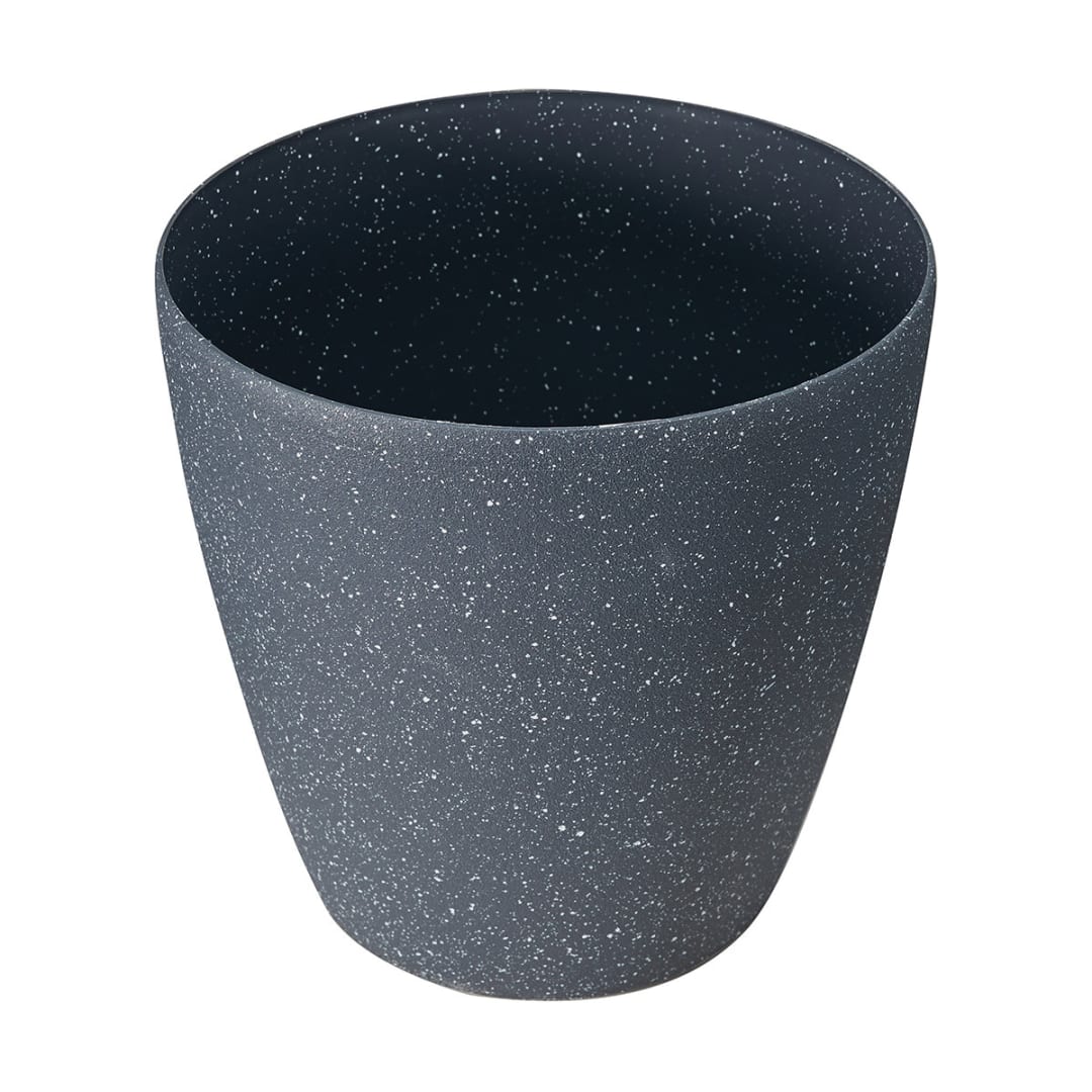 35cm Textured Pot - Grey - Kmart