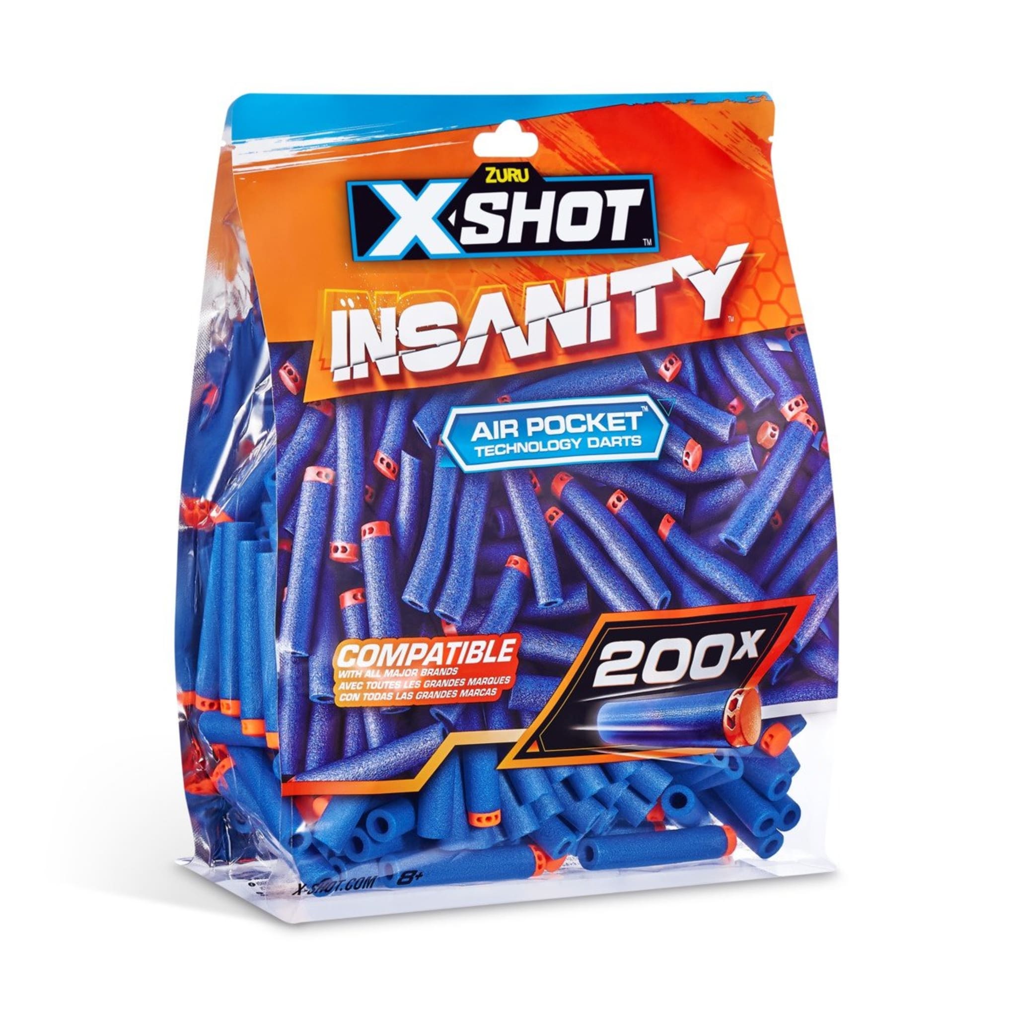 200 Piece Zuru X-Shot Insanity Darts Refill Pack - Kmart