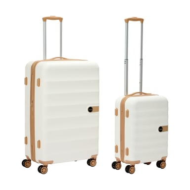2 Piece Two Tone Hard Case Set - Cream - Kmart