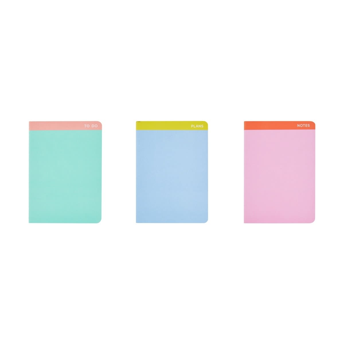 3 Pack Pocket Notebook Set - Brights - Kmart NZ