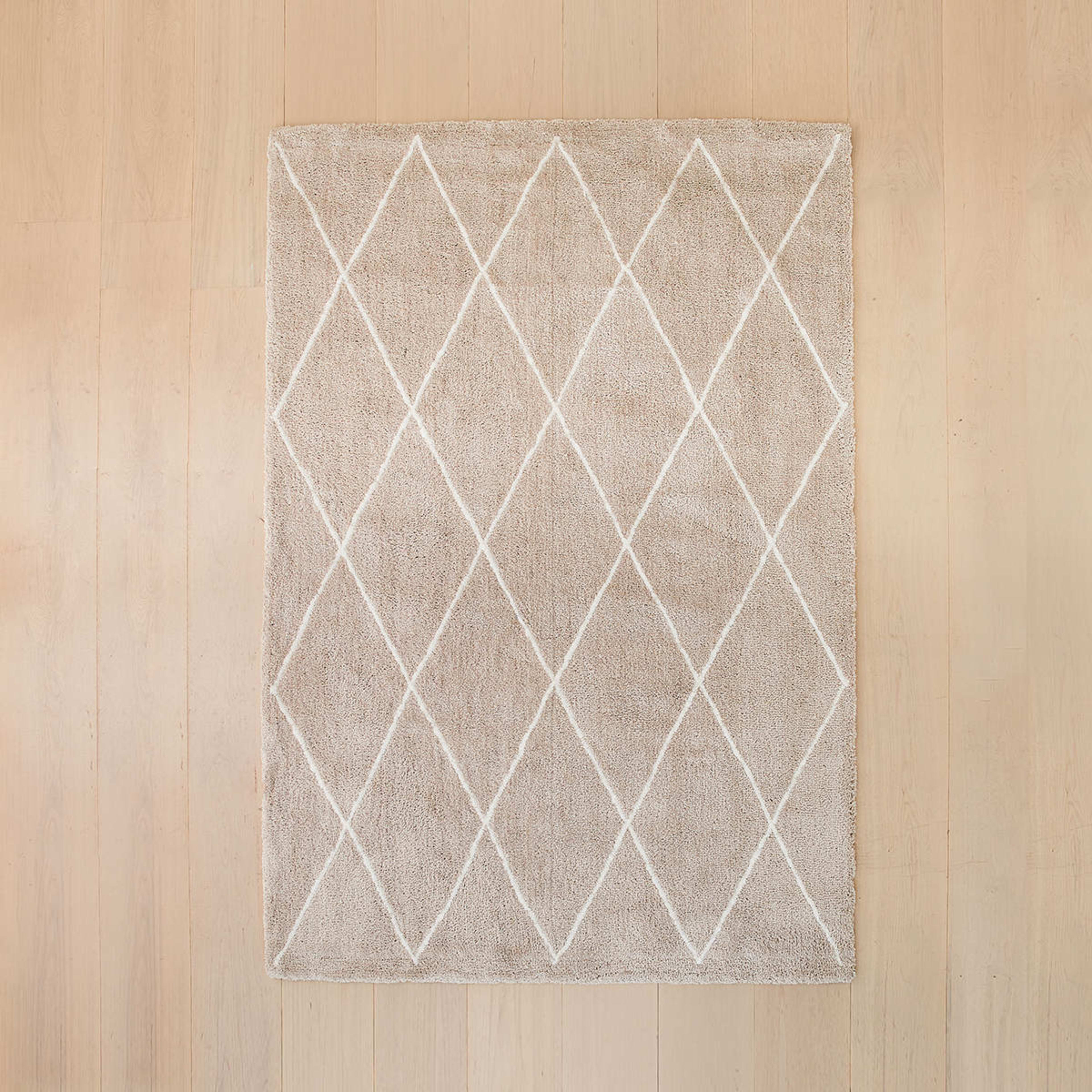 Trellis Rug - Natural, Extra Large - 270cm x 180cm - Kmart