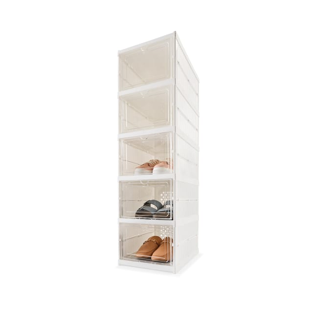 5 Tier Collapsible Shoe Box - Kmart NZ
