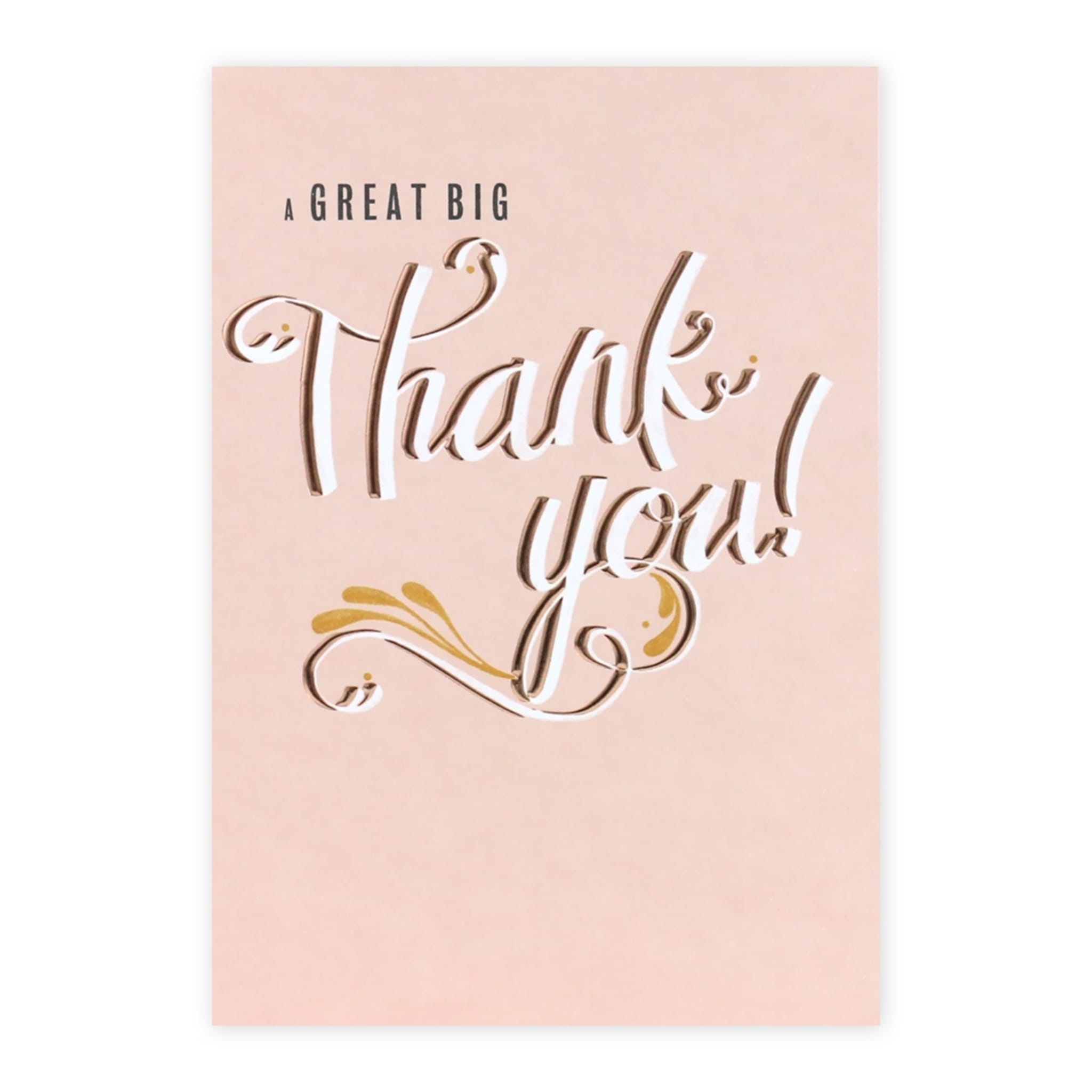 Connections from Hallmark Thank You Card - Great Big Thank You - Kmart