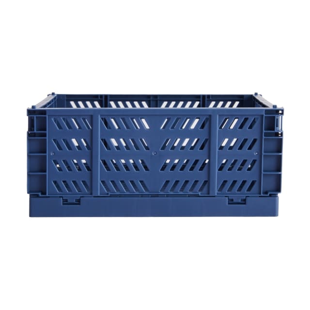 2 Pack Large Collapsible Containers - Purple and Navy - Kmart NZ