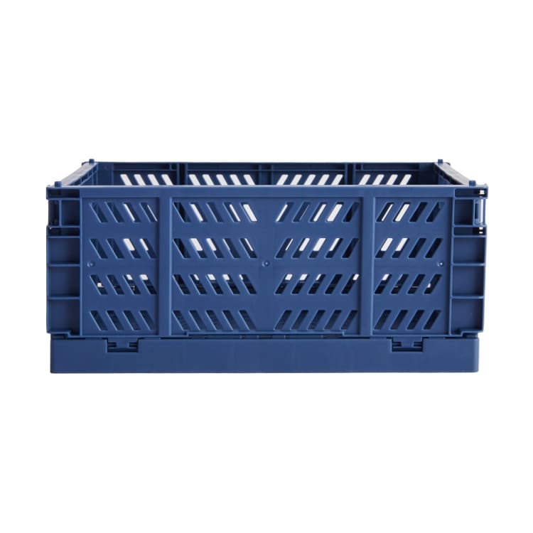 2 Pack Large Collapsible Containers - Purple and Navy - Kmart NZ