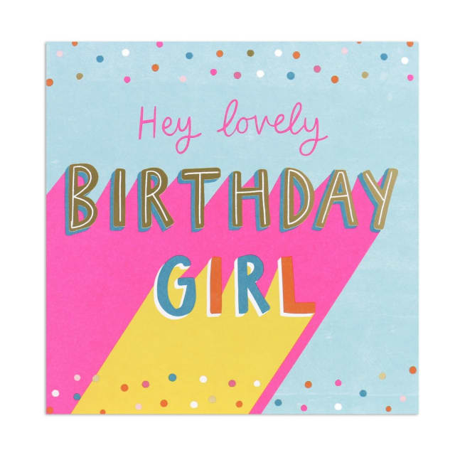 Hallmark Birthday Card For Girl - Hey Lovely - Kmart